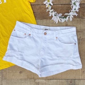 Shorts | Distressed White Shorts So Cute | Poshmark